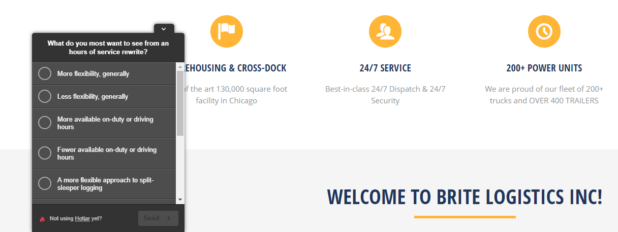 Truck Driver Poll Insights: Hours of Service - Brite Logistics, Chicago ...